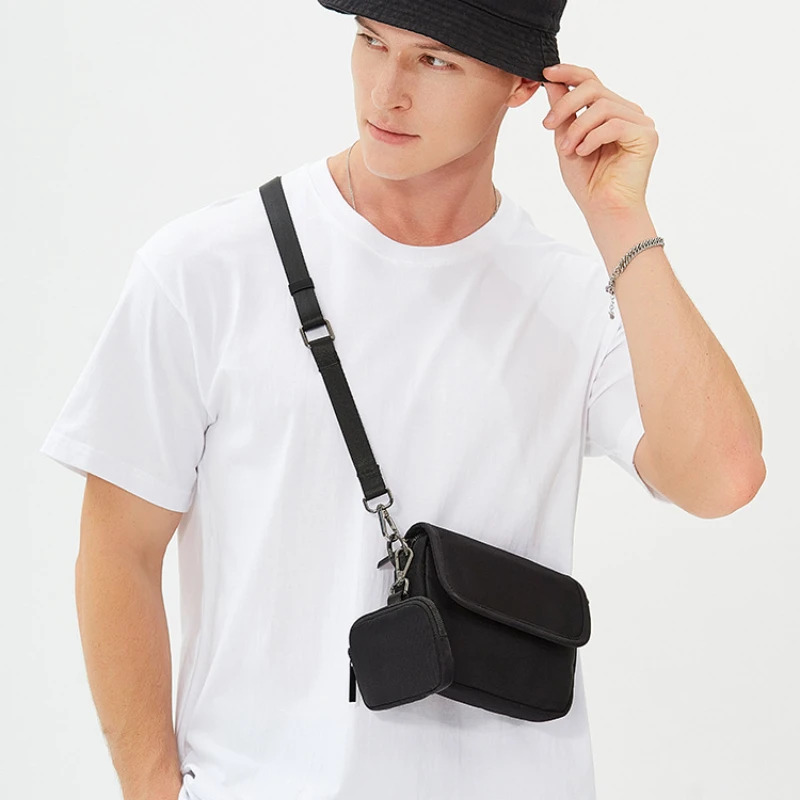 Men's Trendy Fashion Crossbody Small Phone Bag Portable Shoulder Purse ...