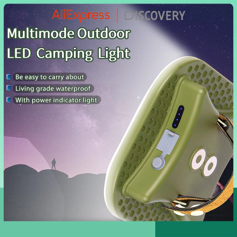 New 15600MAH 80W Rechargeable LED Camping Strong Light with Magnet Zoom ...