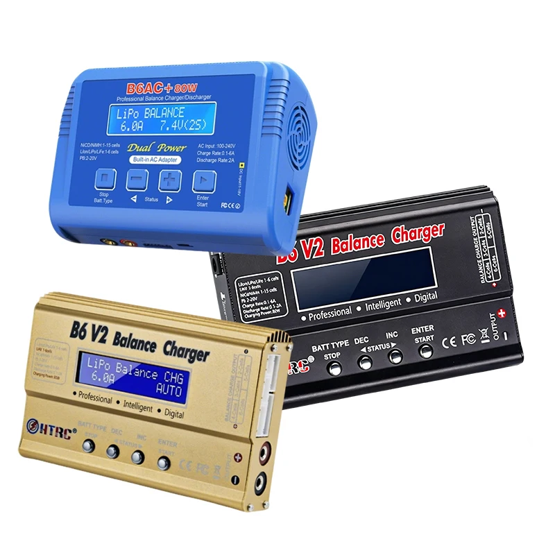 HTRC Imax B6AC/B6V2 B6 V2 80W Professional Digital Battery Charger ...