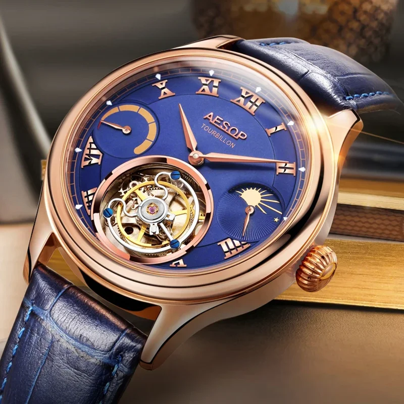 Aesop-Luxury-Tourbillon-Movement-Multifunctional-Mechanical-Watch-for ...
