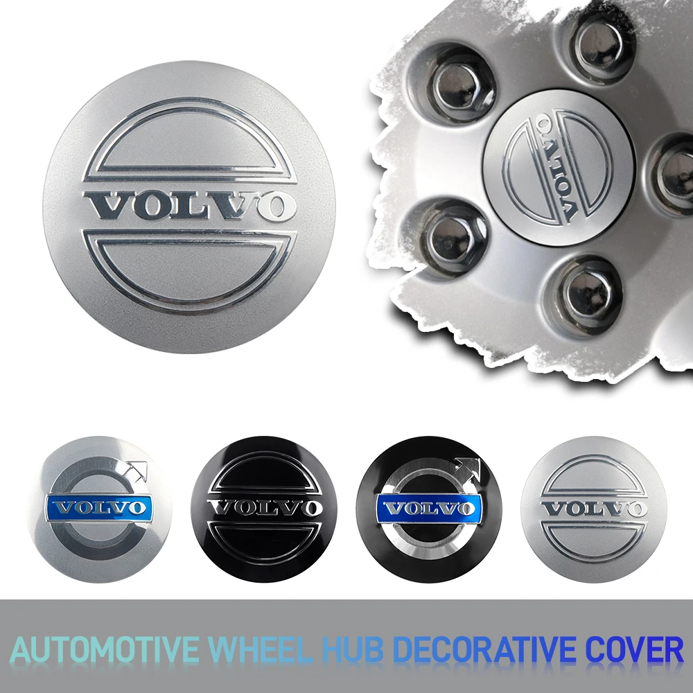 4PCS 56/60mm Car Wheel Center Cap Hub Sticker Badge Accessories for ...