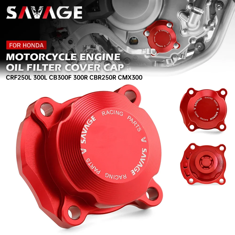 Engine-Oil-Filter-Cover-For-HONDA-CRF300L-CRF250L-Rally-CB300F-CB300R ...