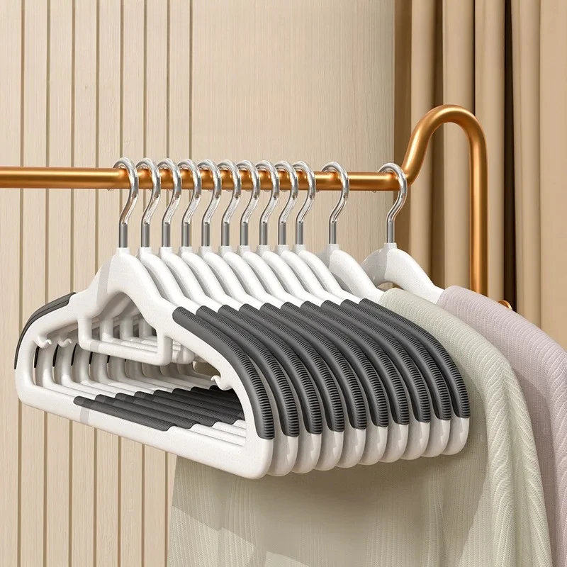 Anti-Slip-Hanger-Household-Clothes-Hanger-Plastic-Non-Marking-and-Anti ...