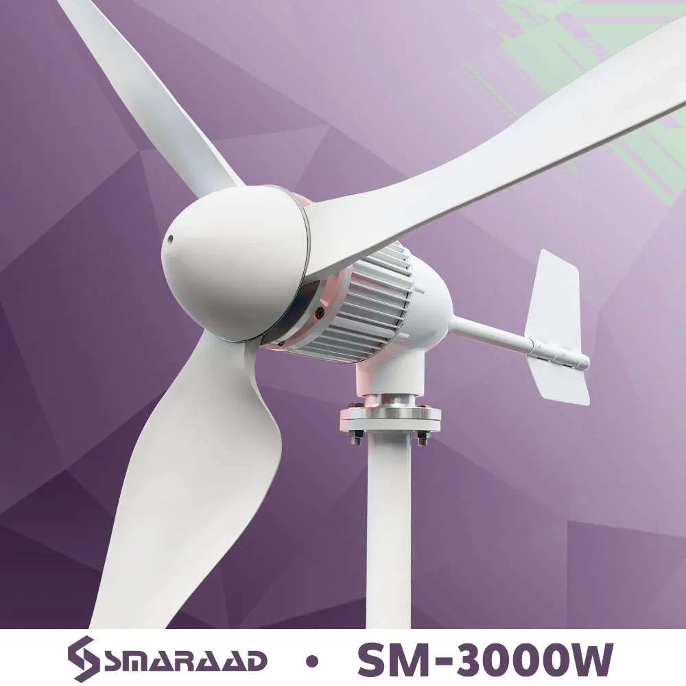 5000W 3000W 2000W Wind Turbine Generator Complete Set 48V 96V Gratis ...