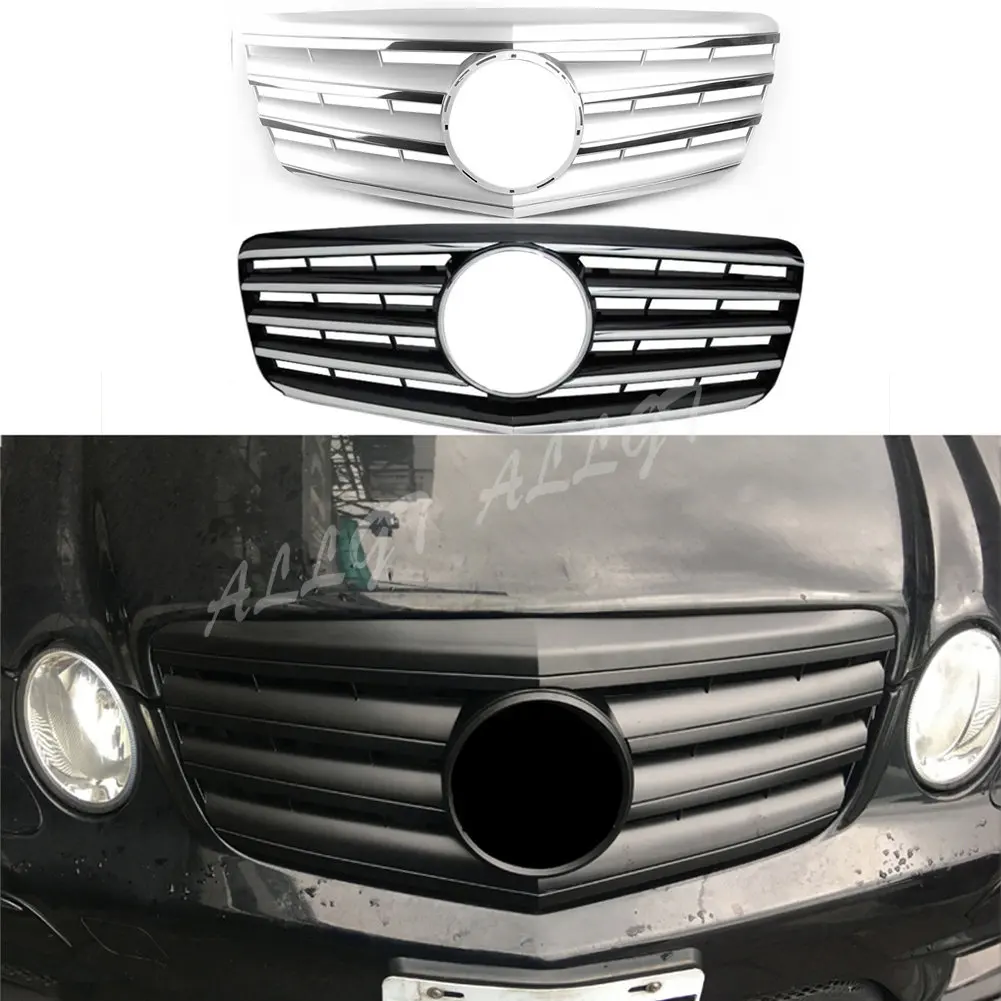 Front Grill Racing Facelift Upper Grilles Bumper For Mercedes-benz E ...