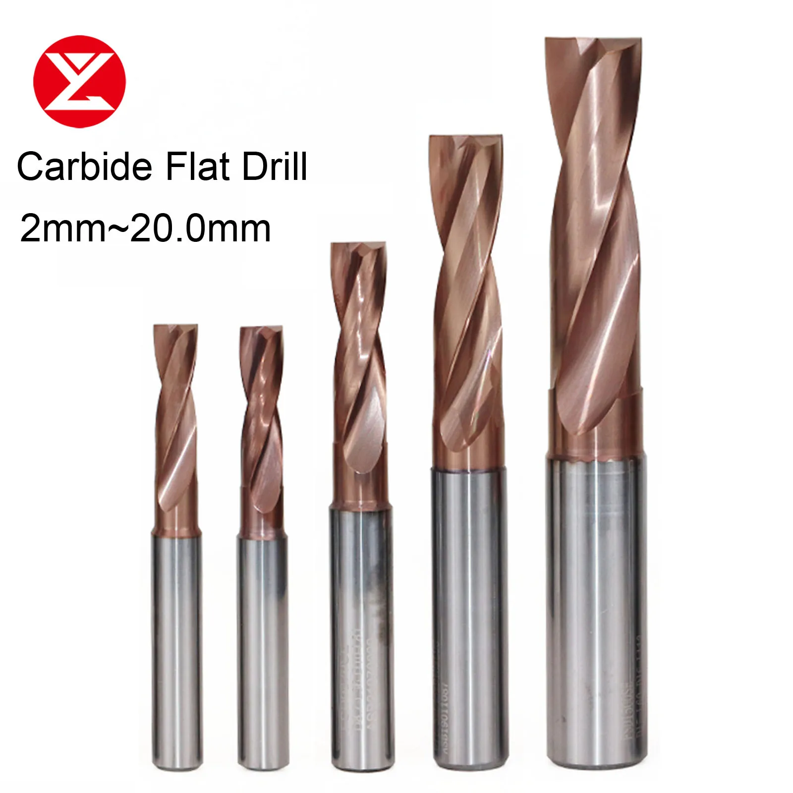 HRC60-Tungsten-Carbide-Flat-Bottom-Drill-Flat-head-180-Counterbore ...