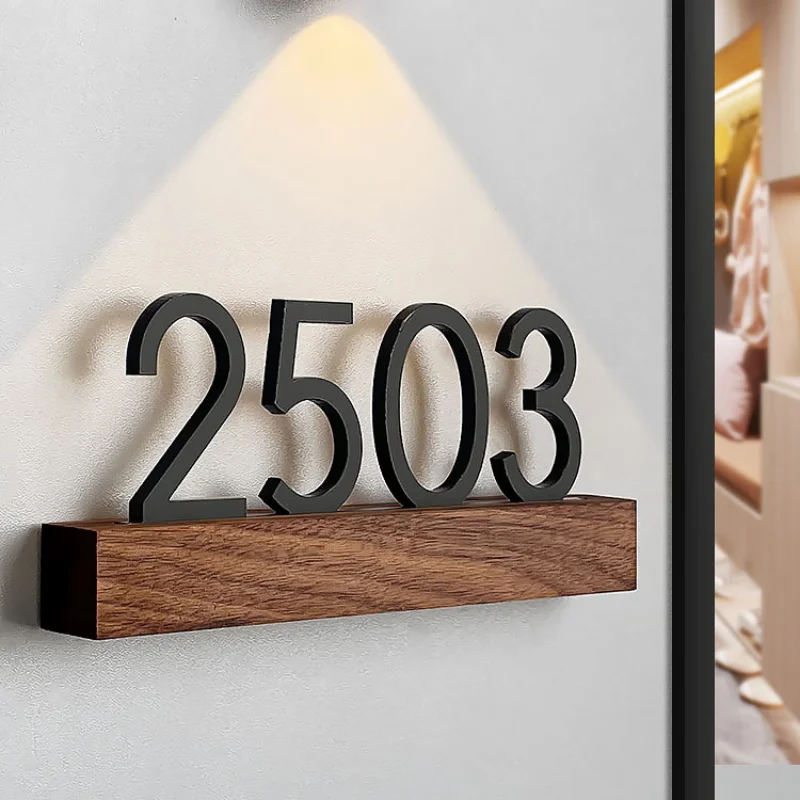 House-Number-Plate-Custom-Residential-Private-RoomHotel-Villa-Room ...
