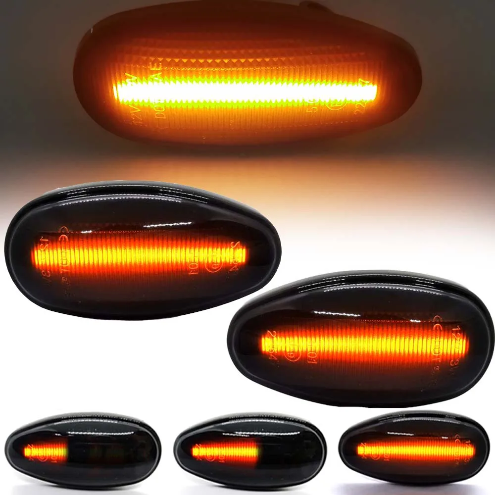 Car Light LED Dynamic Side Marker Light Turn Signal Blinker Lamp For ...