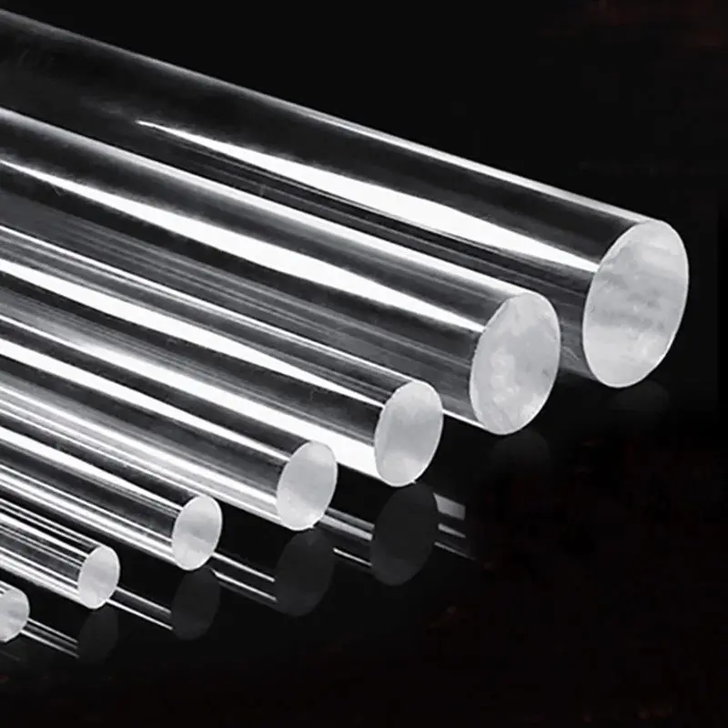 Clear Acrylic Rod Solid Round Bar PMMA Plastic Plexiglass - AliExpress 1420