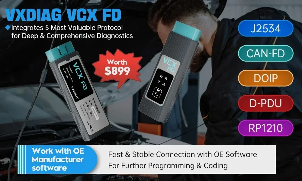 VXDIAG VCX-FD Review – Best 2-in-1 Diagnostic Interface for GM, Ford ...