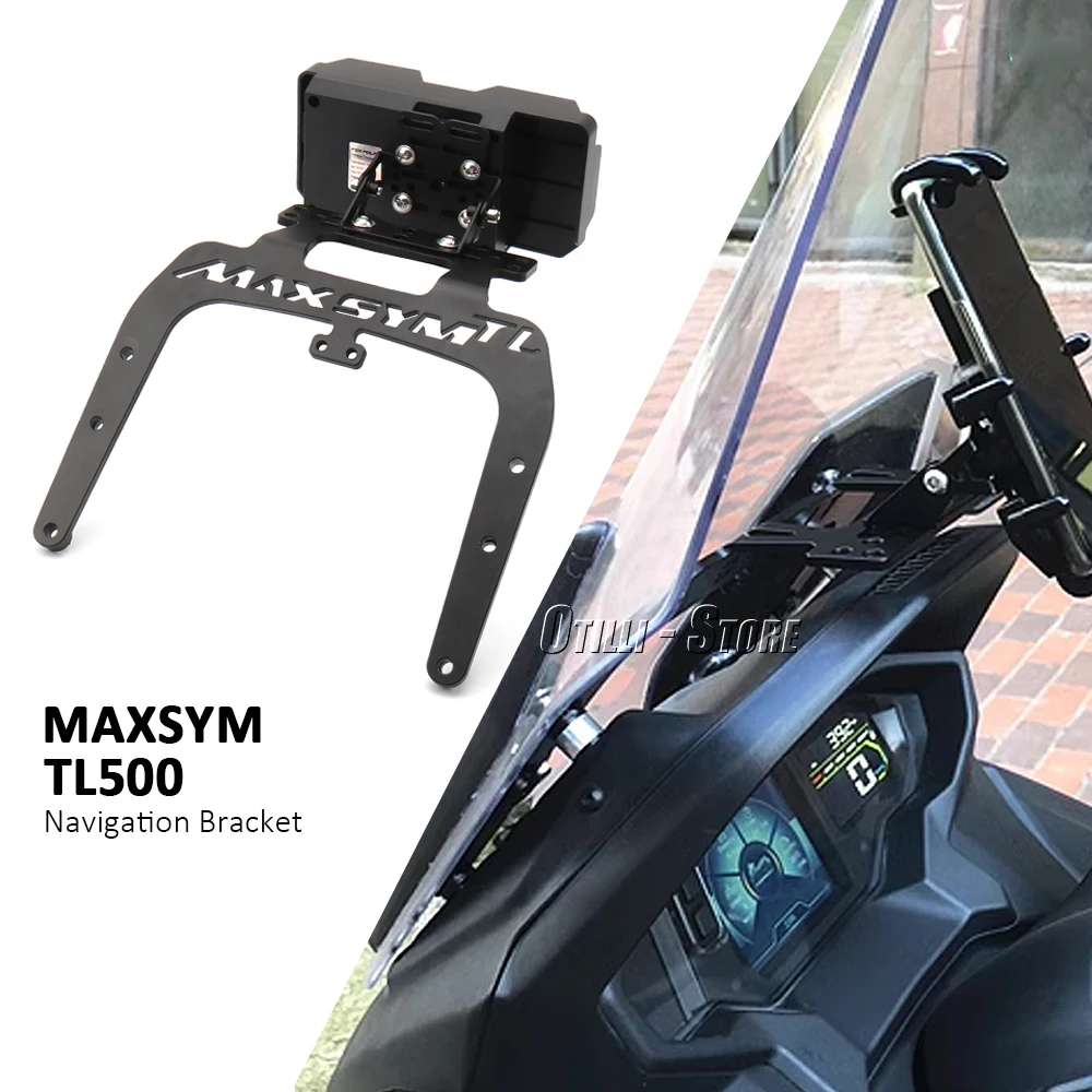 New-Mobile-Phone-Motorcycle-Accessories-For-SYM-Maxsym-TL500-MAXSYM-TL-500-Navigation-Bracket ...