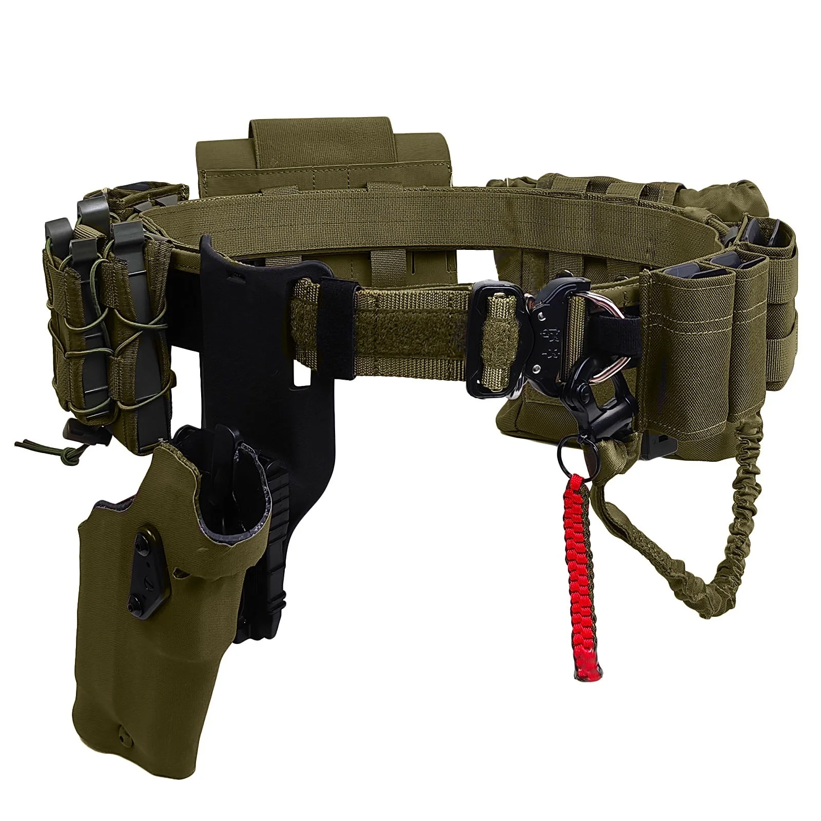 Battle-Belt-Set-with-Tactical-Holster-5-56-9mm-Pouch-Dump-Pouch-Medical ...