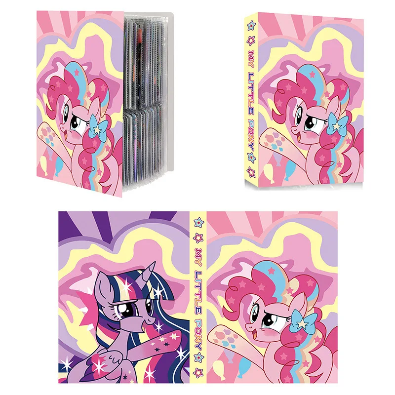 240PCS-My-Little-Pony-Card-Album-Map-Letter-Folder-Binder-Notebook-Game ...