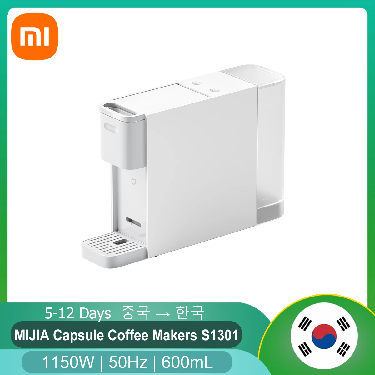 XIAOMI-MIJIA-S1301-Capsule-Coffee-Makers-20BAR-Electromagnetic-Pump ...