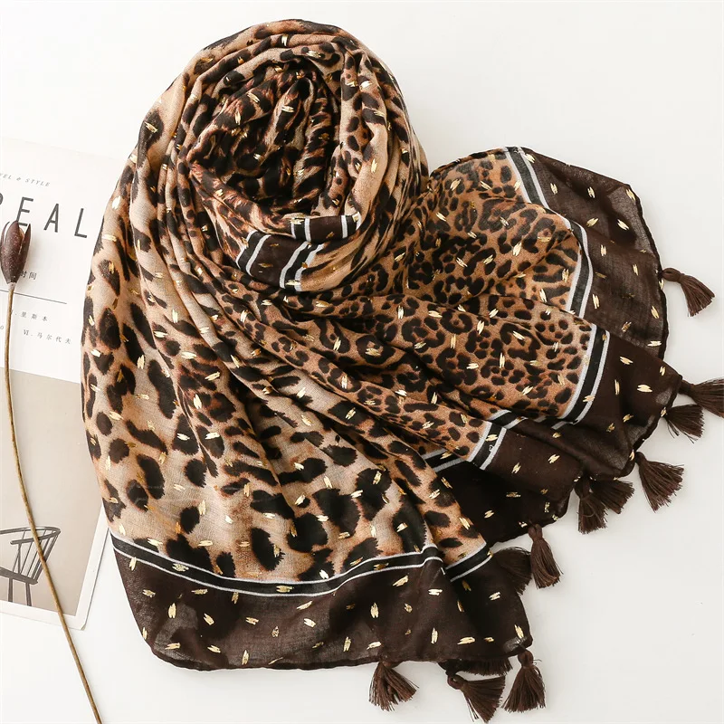 Vintage-leopard-print-head-scarfs-women-luxury-designer-high-quality ...