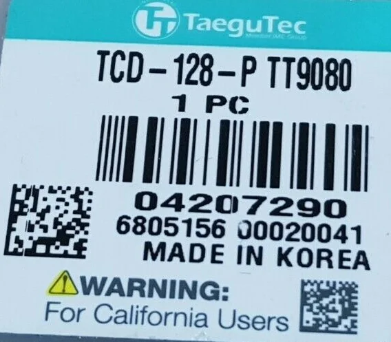 ORIGINAL 1PCS CARBIDE INSERT TCD 128 P TT9080| | - AliExpress