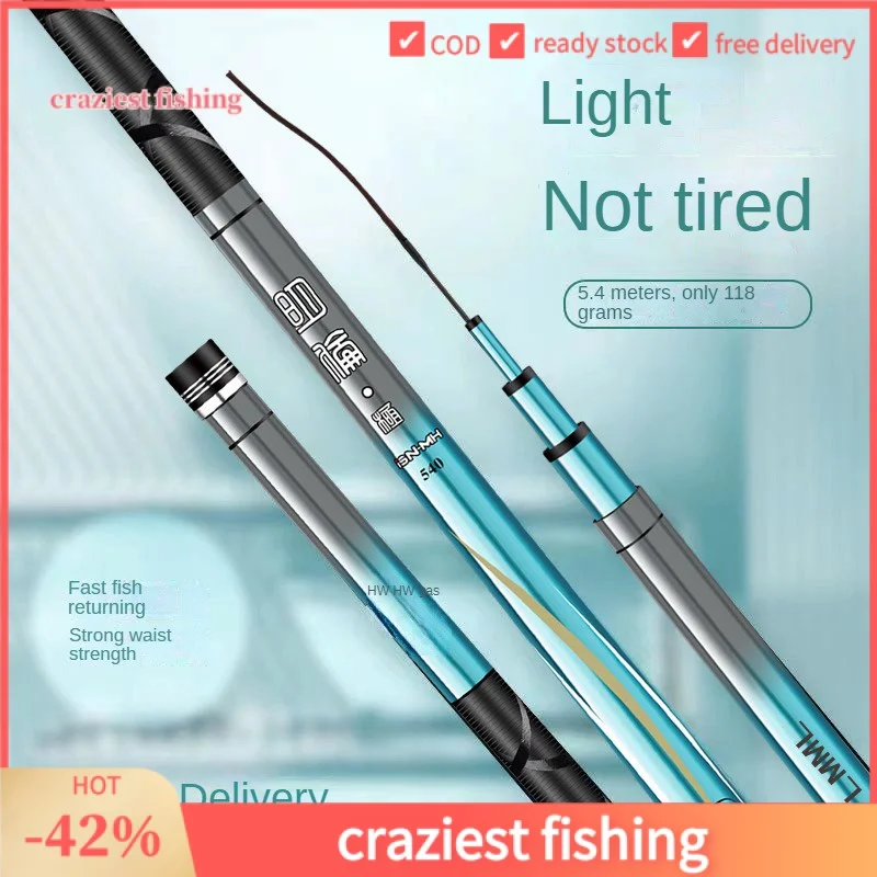 Minglun Pole Fishing Rod Pole Rod Sets Fishing Rod 6 H19 Adjustable ...