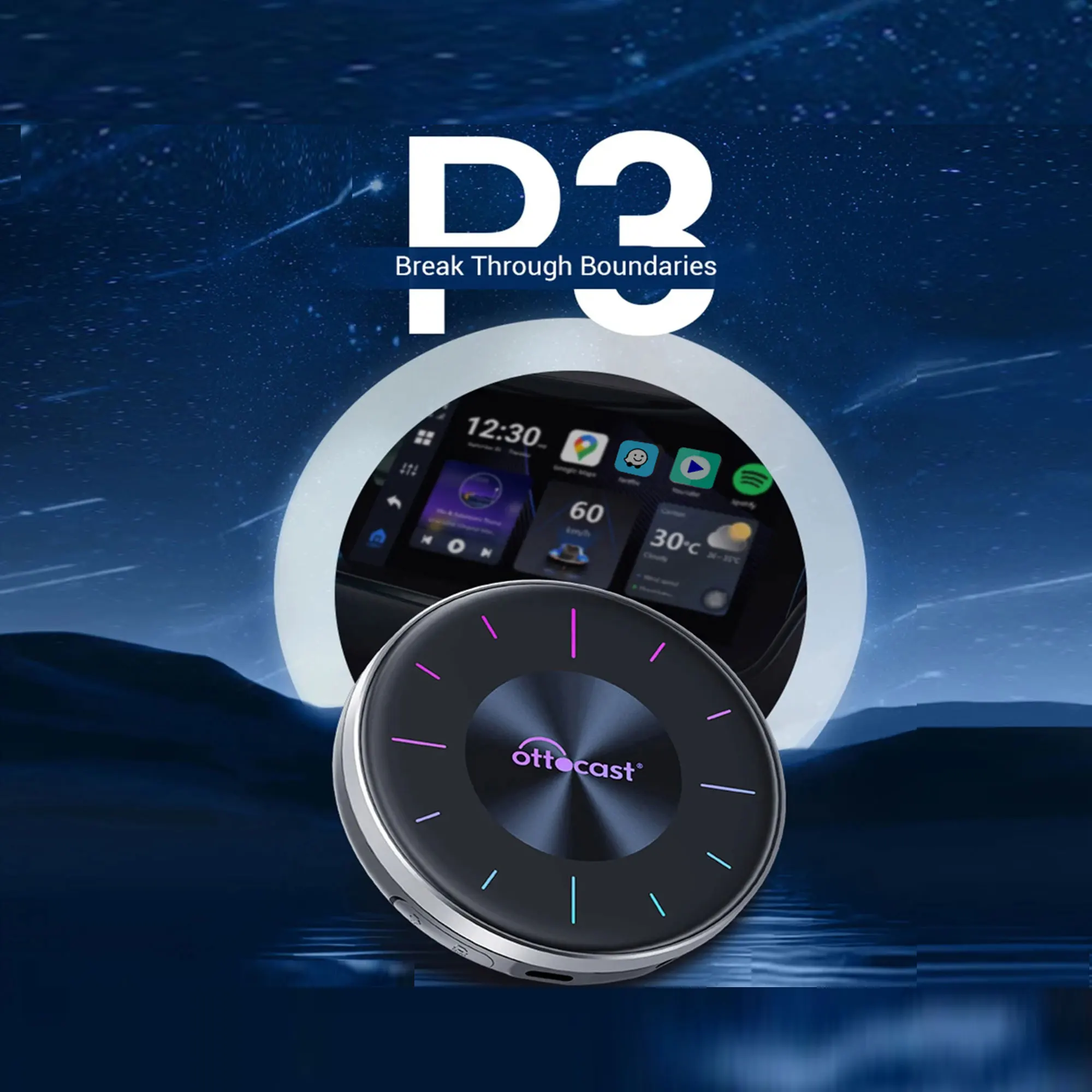 OTTOCAST-PICASOU-3-CarPlay-AI-Box-Wireless-Android-Auto-TV-Box-mini ...