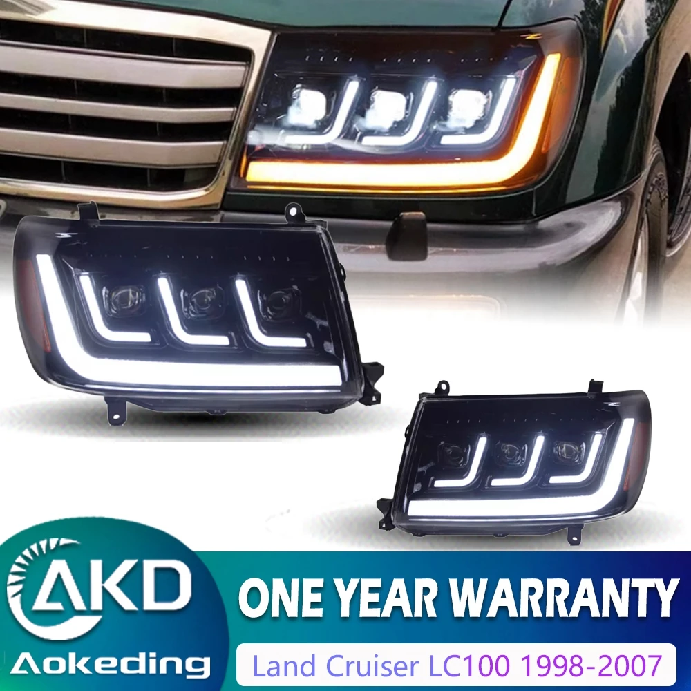 Car-Styling-Headlights-for-Land-Cruiser-LC100-LED-Headlight-1998-2007-Head-Lamp-DRL-Signal ...