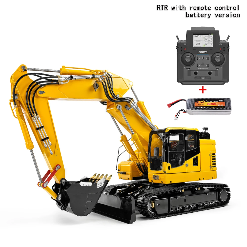 RTR-LESU-Aoue-ET26L-1-14-RC-Hydraulic-Excavator-3-arm-Diggers-Model ...