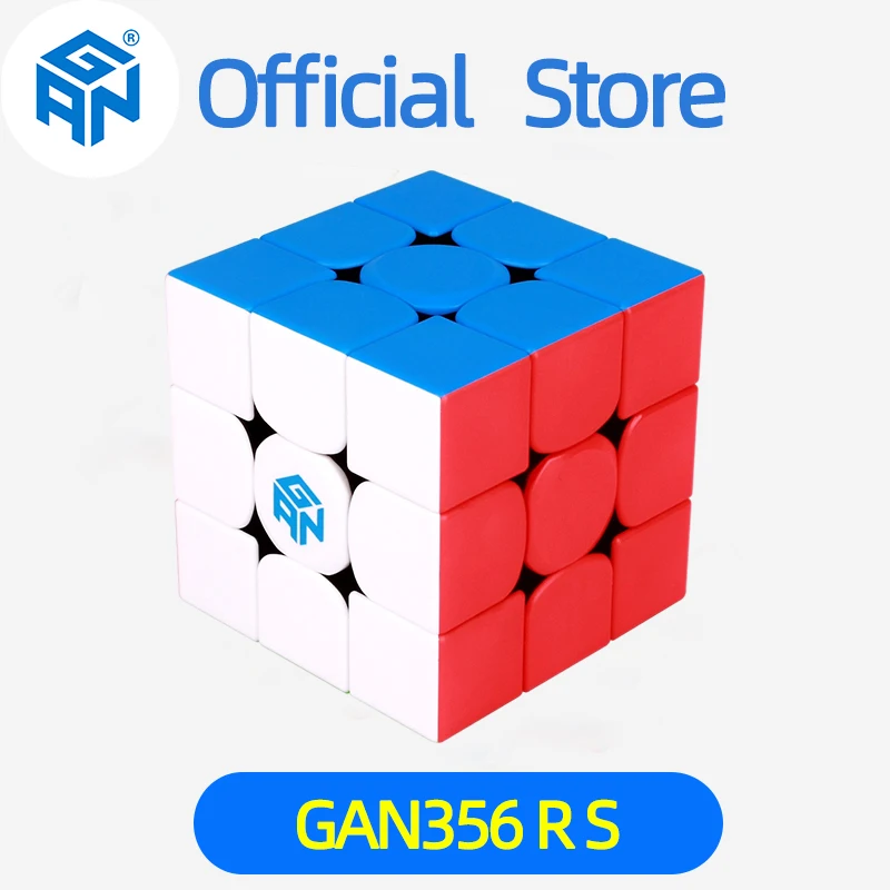 GAN 356 RS Speed Cube Stickerless 3x3 Speedcube 3x3x3 Professional ...