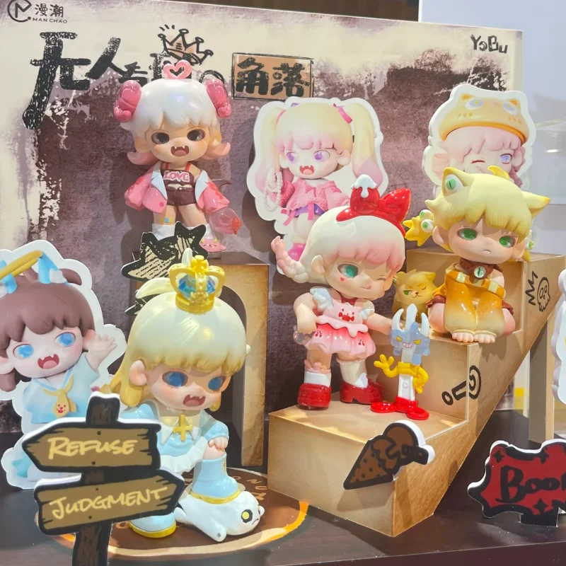 MAN CHAO YOBU Hidden Corner Series Cute Action Anime Figures Dolls Cute ...