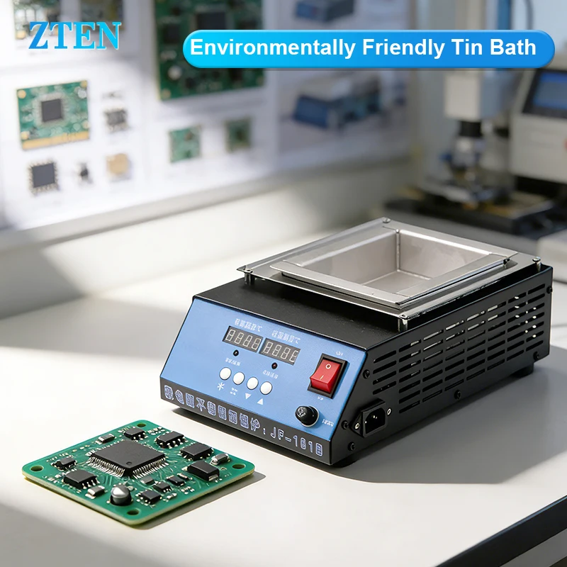Tin Melting Pot Solder Tin Melting Furnace Thermoregulation Soldering ...