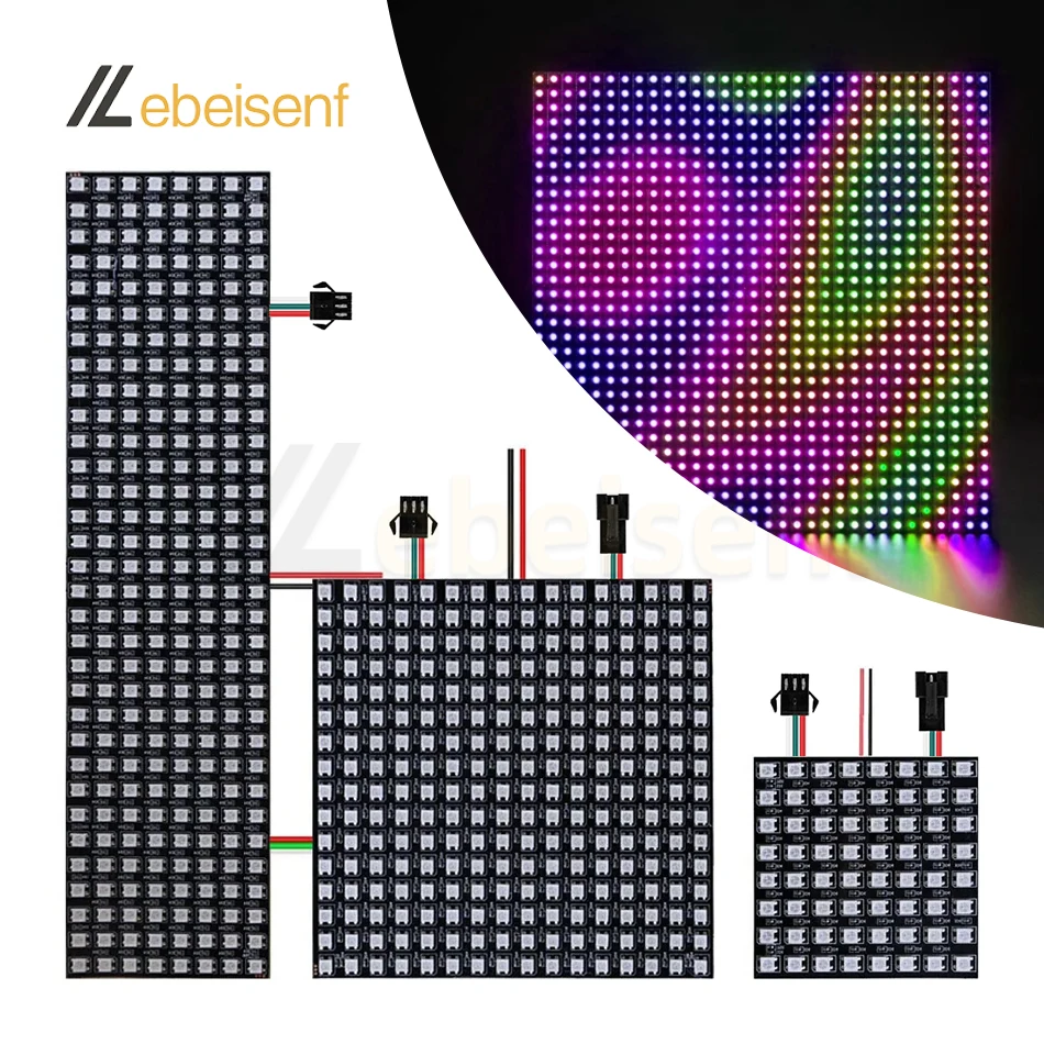 WS2812B-WS2815-RGB-LED-Digital-Flexible-Individually-Addressable-Panel ...