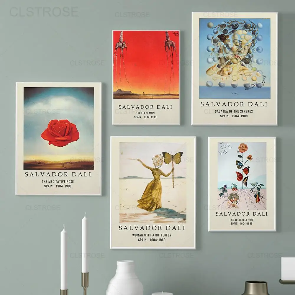 Salvador Dali Paintings Rose