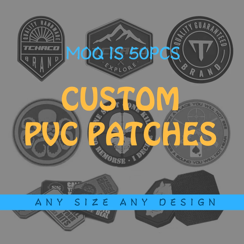 Custom PVC Patches Logo for Clothing Custom Personalized Design PVC ...