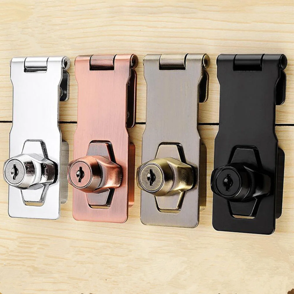 High-Quility-Heavy-Duty-Locking-Hasp-And-Staple-Punch-free-With-Lock ...