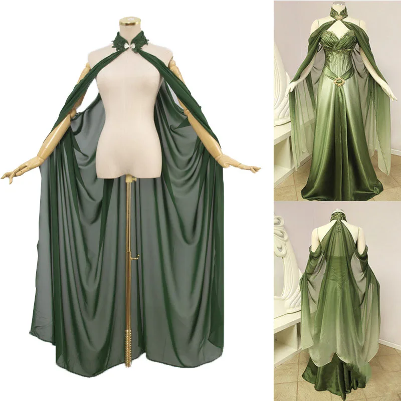 Elven-Elf-Costume-Gothic-Halloween-Cloak-Chiffon-Cape-Shrug-Shawl-Women ...