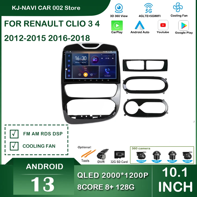 Reproductor-Multimedia-con-Android-13-para-coche-con-Carplay-autorradio-sistema-inteligente ...