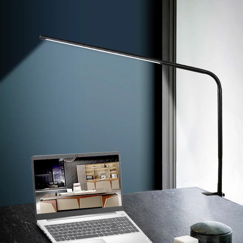 LED Touch Computer Monitor Light With Clamp Book Reading Writing Bed ...