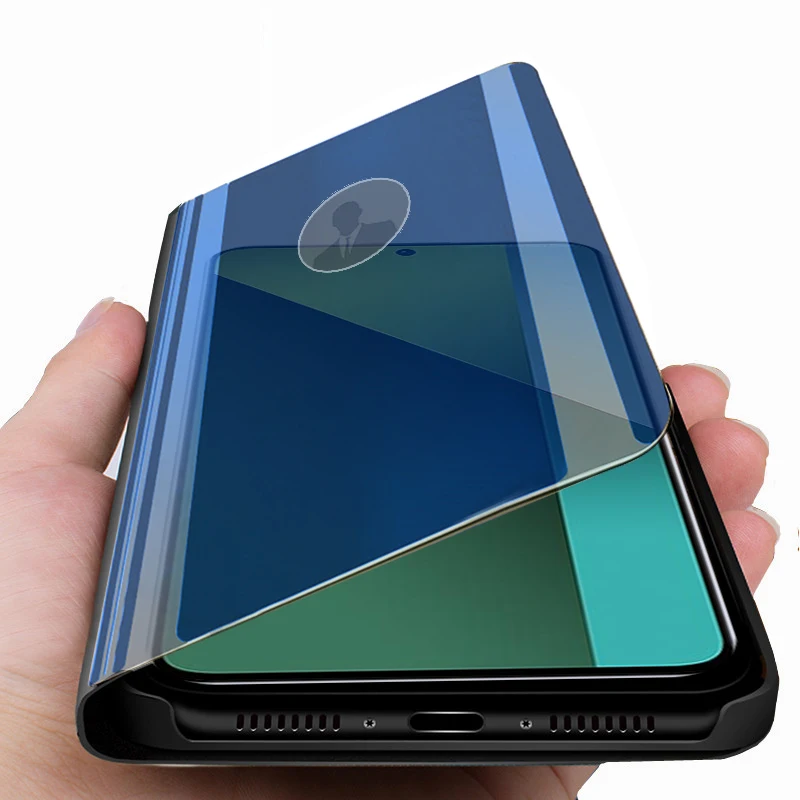Redmy-Note-13-Pro-Case-Smart-Mirror-Flip-Shell-for-Xiaomi-Redmi-Note-13 ...