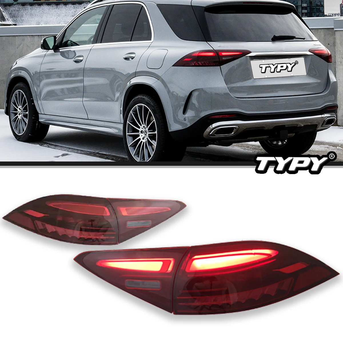 TYPY-Car-Lights-For-Benz-GLE-2019-2023-W167-Taillight-LED-Projetor-Tail ...