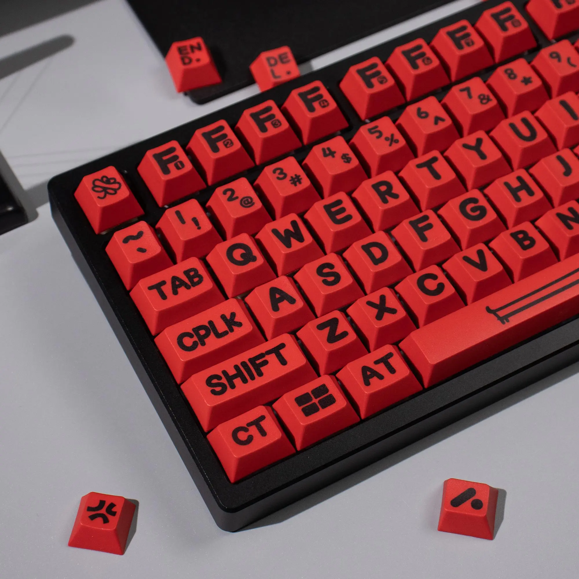 GMK-Animal-Party-Red-142keys-PBT-Keycaps-DYE-Sublimation-Cherry-profile ...