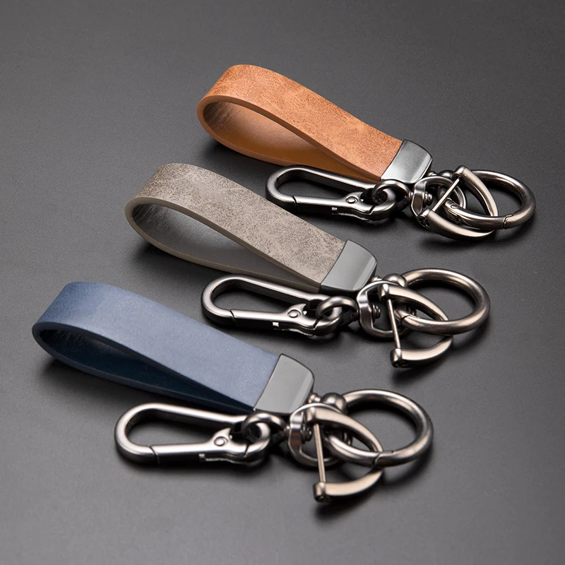 Leather-Car-Keychain-Keyring-For-Dacia-Duster-Spring-Logan-Dokker-Lodgy ...