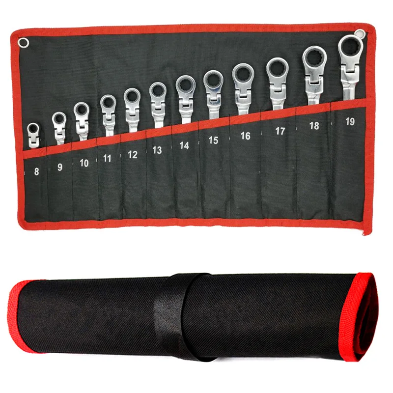 Flexible-Ratcheting-Combination-Wrench-Set-Key-Wrench-Ratchet-Spanner ...