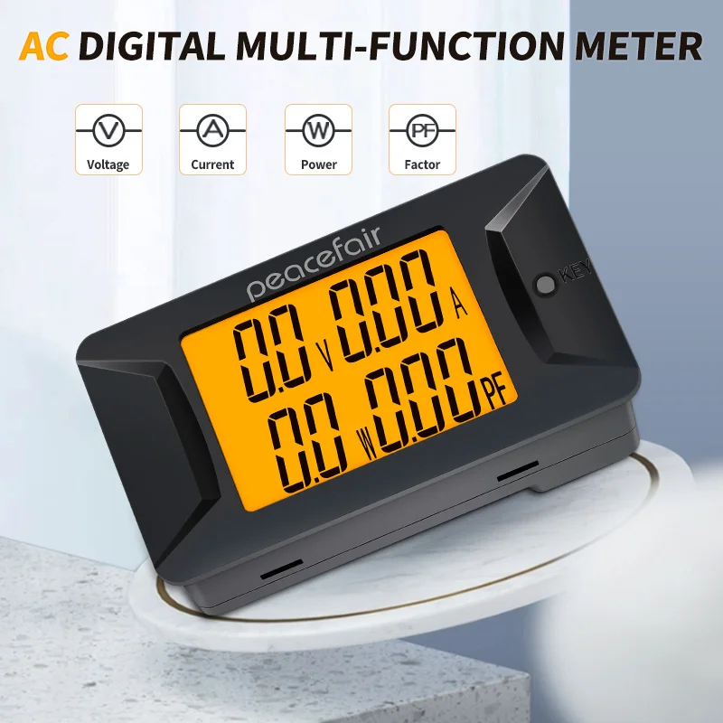 Peacefair-PZEM-028-AC-Single-Phase-Voltmeter-Digital-Ammeter-Voltimeter ...