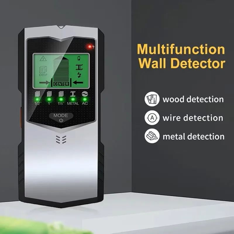Electronic Metal Detector Gold detector Wall Stud Finder Center Detect ...