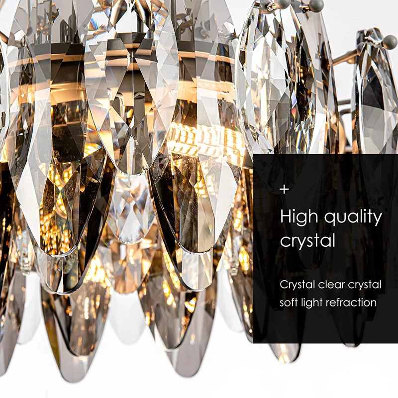 Kristal 2026 Chandelier Lighting Lustres Para Sala De Jantar Led Living ...