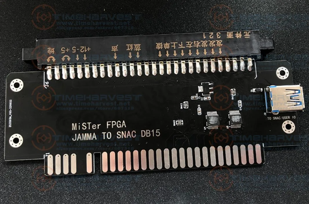 MiSTer FPGA TO DB15 Expansion Board JAMMA TO DB15 Converter DB15 Input Jamma Signal Zero Delay ...