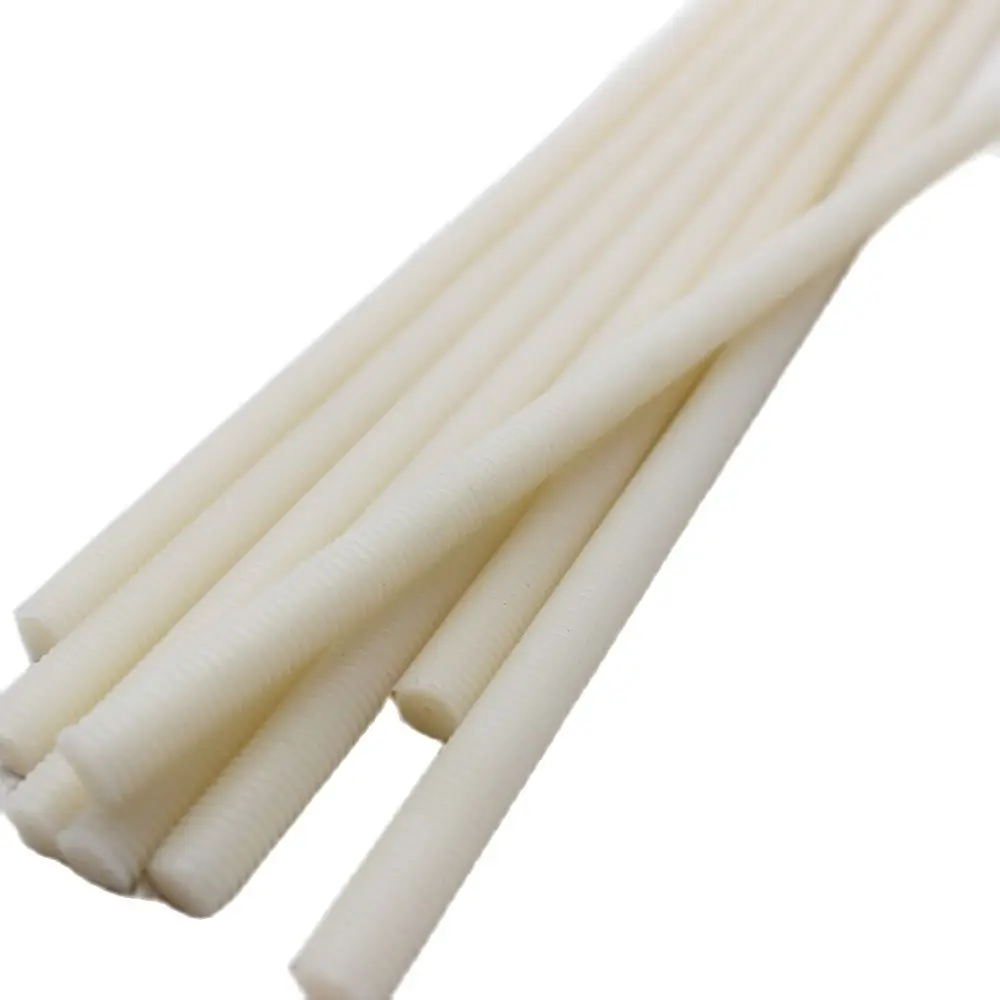 Barra de varilla roscada de plástico de nailon, perno de enganche, todo ...