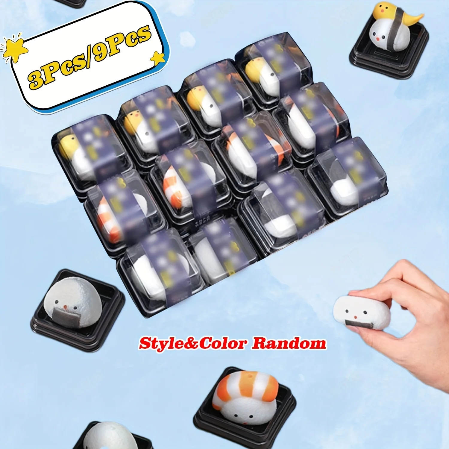 3Pcs-9Pcs-Soft-Cute-Creative-Sushi-Food-Dessert-Antistress-Ball-Squeeze ...