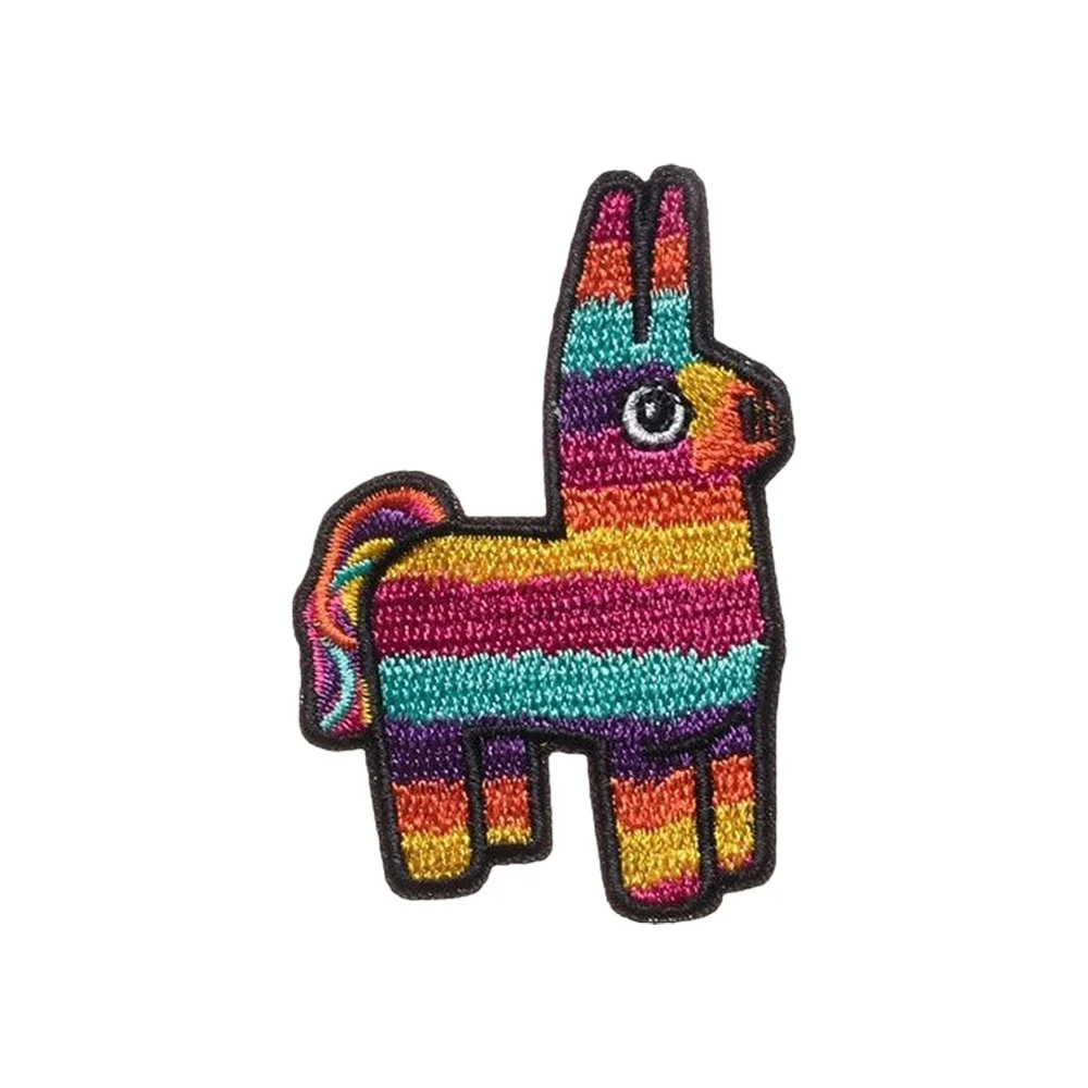 Rainbow Donkey Cute Cartoon Velcros Morale Tactical Badge Embroidered ...