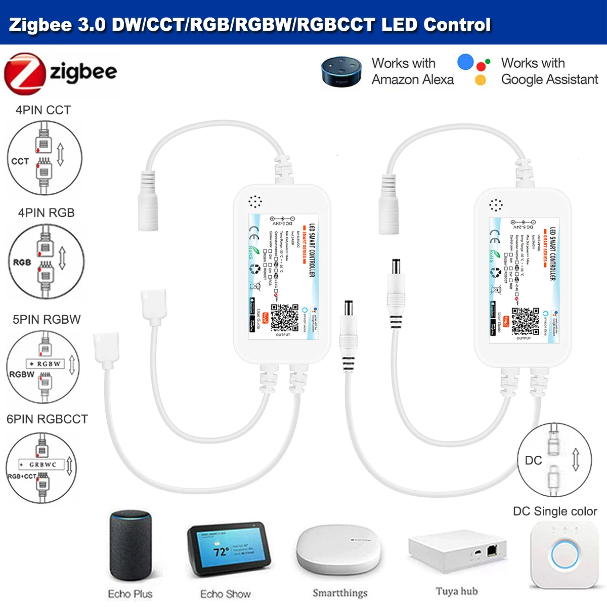 Zigbee Controller Led Dimmer | Smartthings Zigbee Led Strip - Zigbee3.0 ...