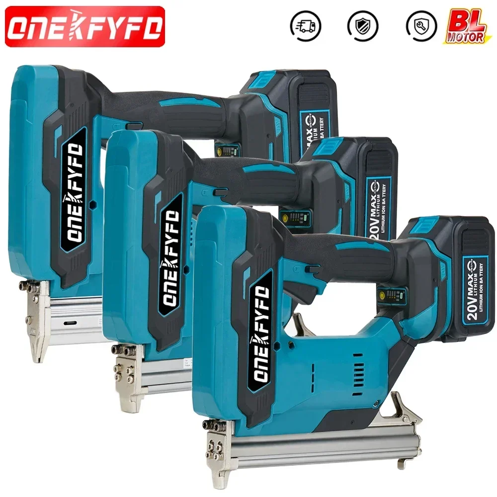 Straight-U-Staples-Brushless-Nail-Gun-Battery-Powered-Wireless-Cordless ...