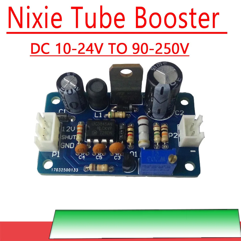 Nixie-Tube-Booster-Module-DC-12V-24V-TO-90-250V-170V-Adjustable-Boost ...