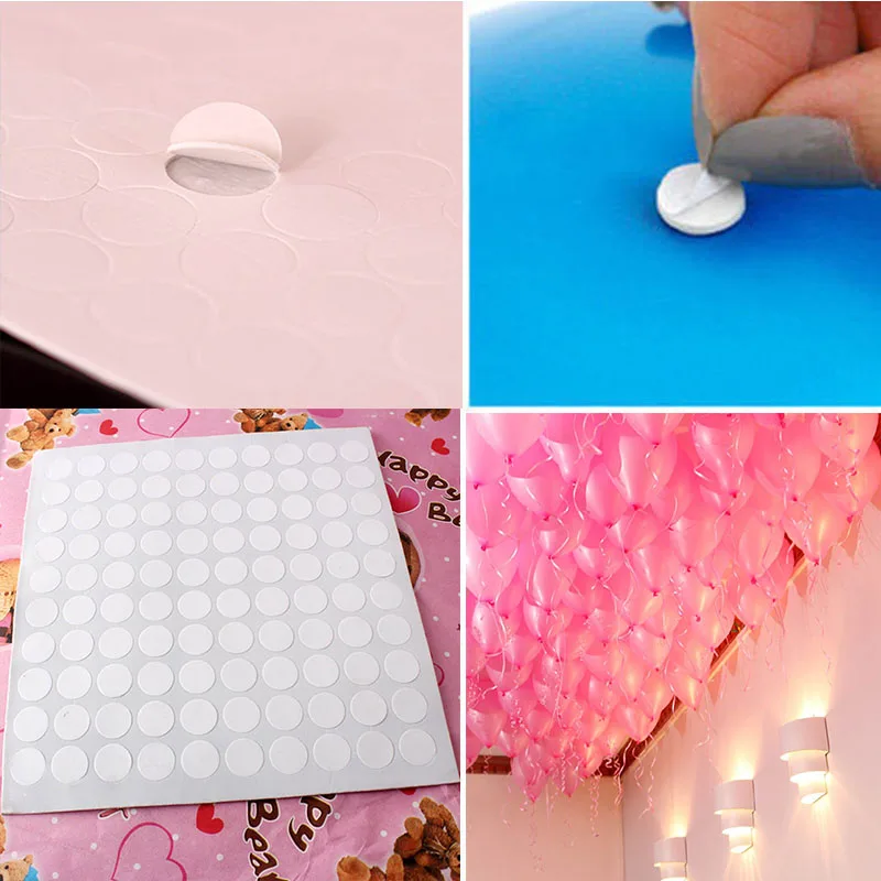 100-Points-Attachment-Glue-Dot-Attach-Balloons-to-Ceiling-Or-Wall ...